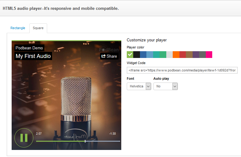Podbean’s Newest Embeddable Podcast Players | Podbean Blog