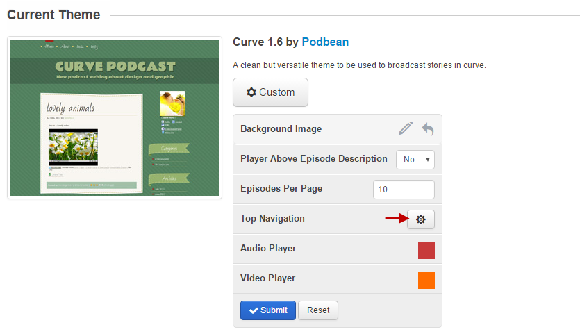 More Top Navigation Options on Podbean Layouts - Podbean Blog